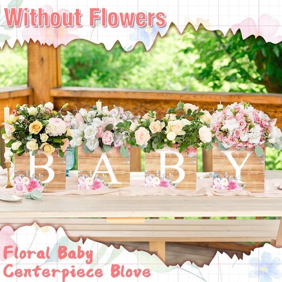 Party Supplies | Bucherry 6 Pcs Baby Shower Party Decorations Baby ...